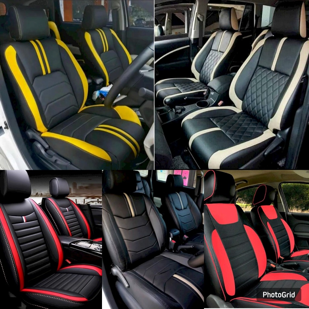 Jual SARUNG JOK MOBIL FULLSET BAHAN FERARI - MIRAGE / OUTLANDER ...