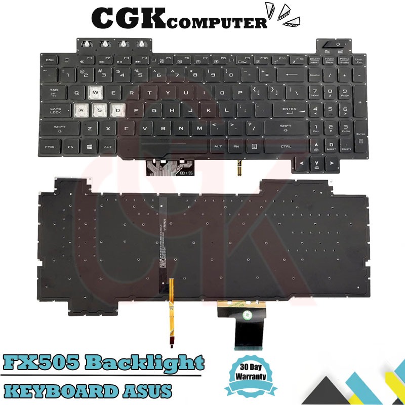 Jual Keyboard Laptop Asus TUF Gaming FX505 FX505DD FX505DV FX505DU Backlight | Shopee Indonesia