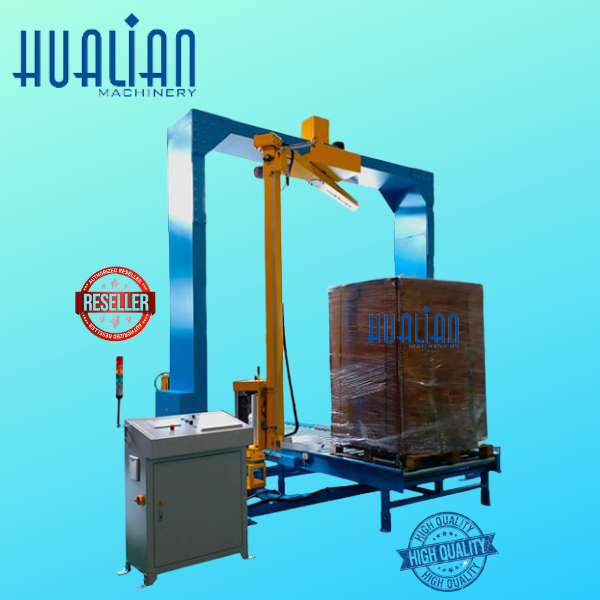 Jual Rotating Arm Pallet Stretch Wrapping Machine CHW-1200A | Shopee ...