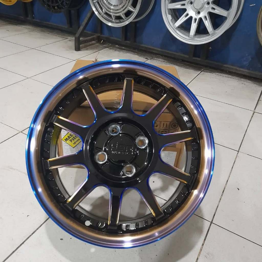 Jual Velg Mobil Ring 15 Samlong Hsr Gymkana Pcd 4x100 Untuk Brio City Vios Freed Dlln | Shopee ...