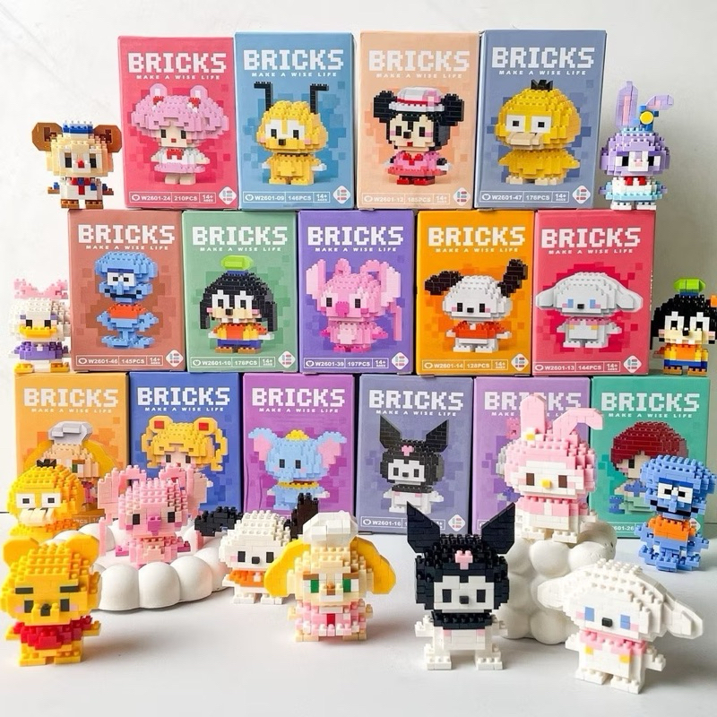 Jual DIY Nano Block Model Kartun Building Blok Mainan Balok Susun Bricks Mini Brick Toy | Shopee ...
