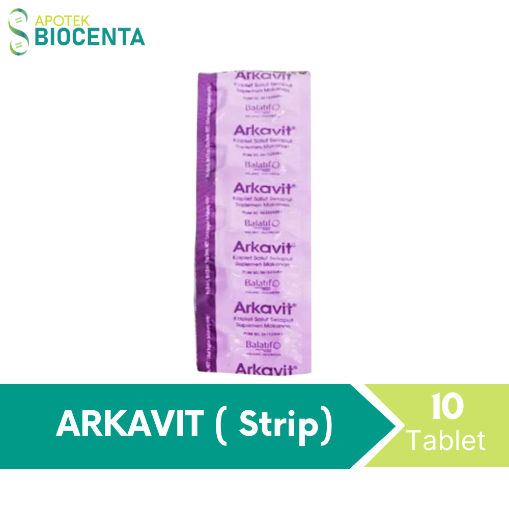 Jual Arkavit Per Strip 10 Tablet - Daya Tahan Tubuh | Shopee Indonesia