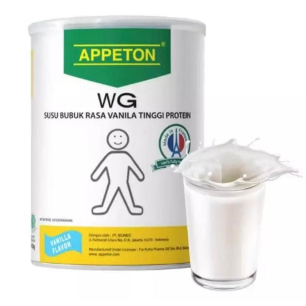 Jual APPETON WG Susu Penambah Berat Badan Bukan Kaleng 200gr | Shopee ...