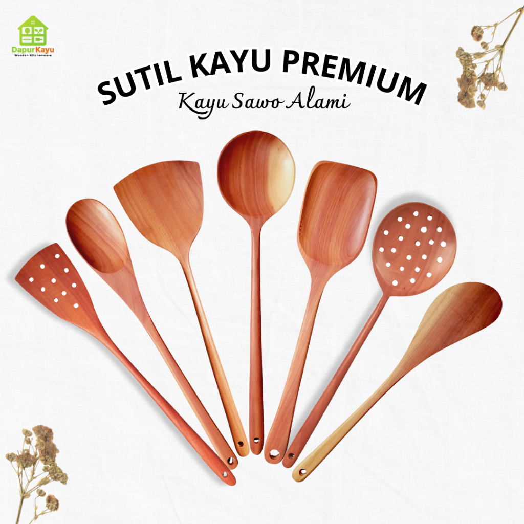 Jual SUTIL MASAK TAHAN PANAS, Foodgrade, Anti Jamur bahan Kayu Sawo ...
