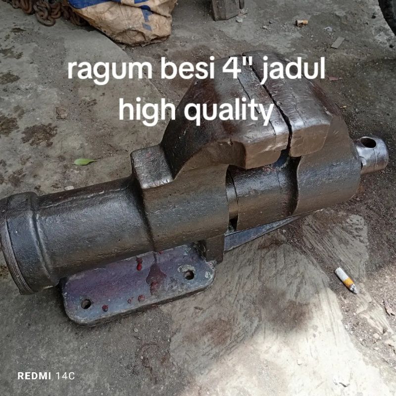 Jual ragum besi 4" jadul full besi tanggem catok besi 4" high quality ...