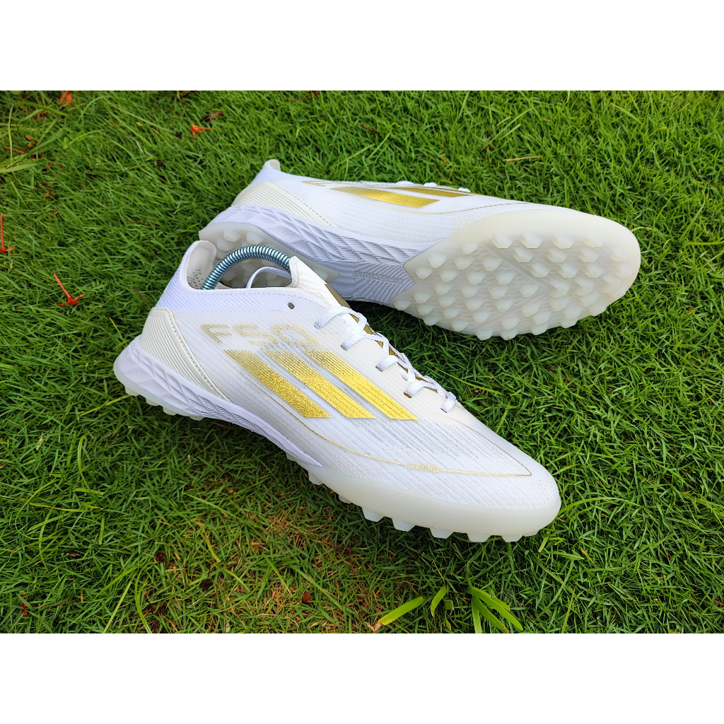 Jual Sepatu Futsal Adidas F50 Elite Turf - White Gold Metallic White ...