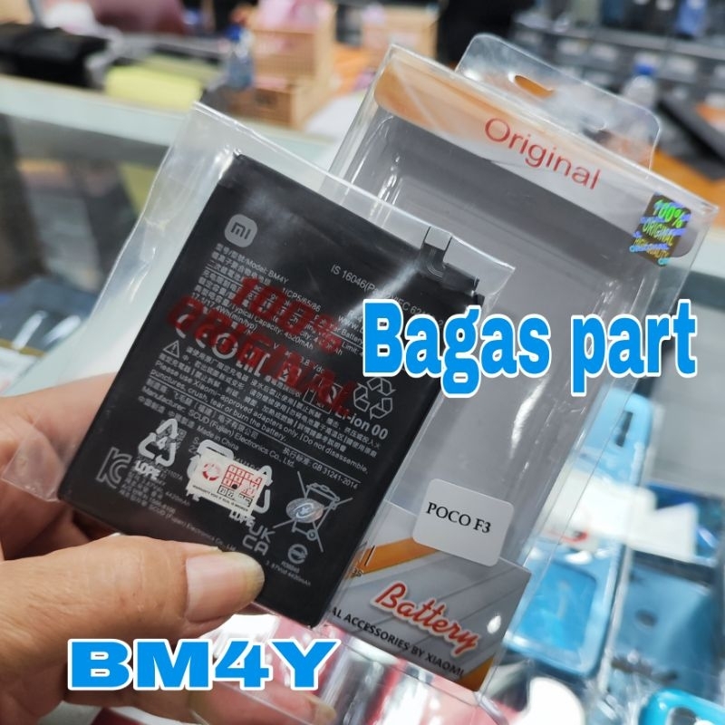Jual Baterai Battery Batrai Pocophone Poco F3 / F3 pro BM-4Y BM4Y 100% ...