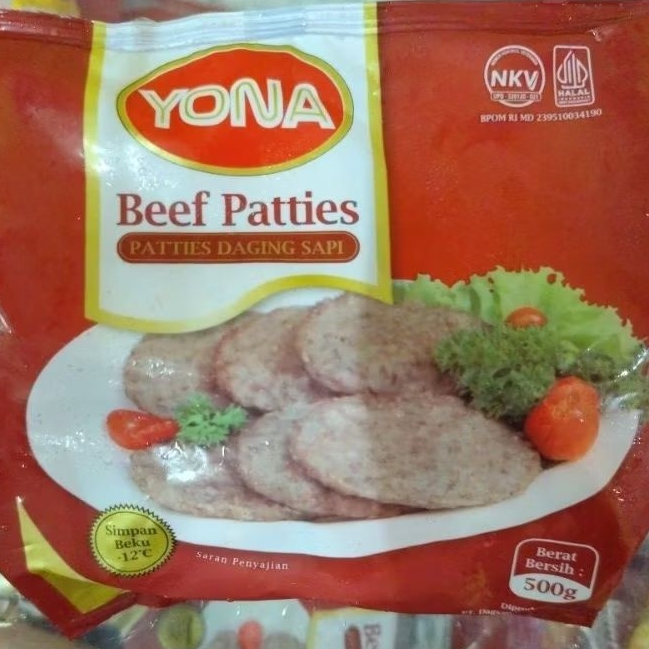 Jual Yona Beef Patties 500 gr | Shopee Indonesia