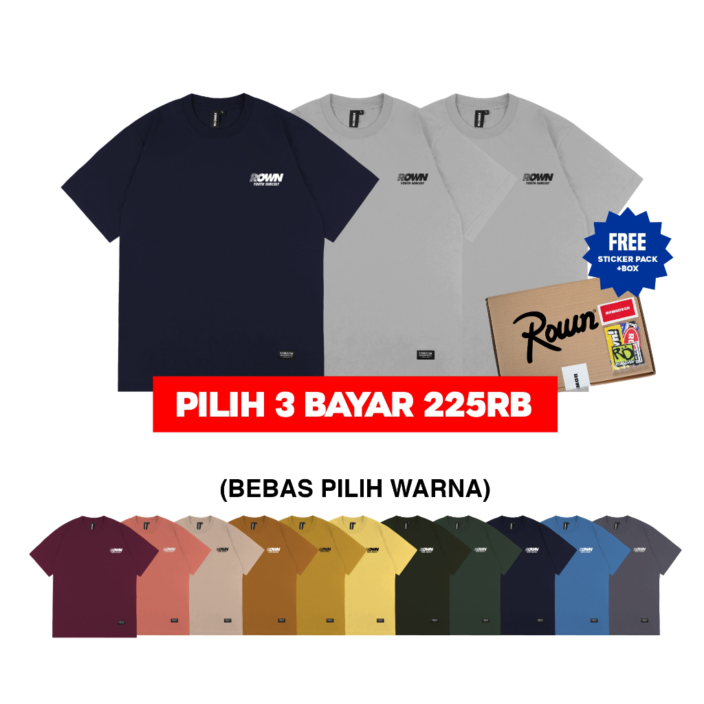 Jual Rown Division Official T-Shirt - Rowndvsn Kaos Tompkins Navy ...