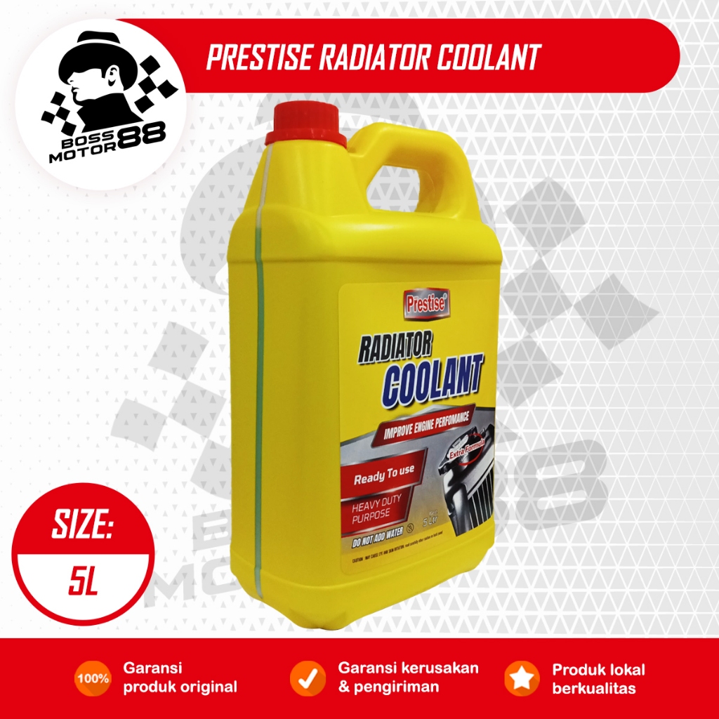 Jual Prestise Air Radiator Coolant 5L Cairan Radiator Untuk Semua Jenis ...