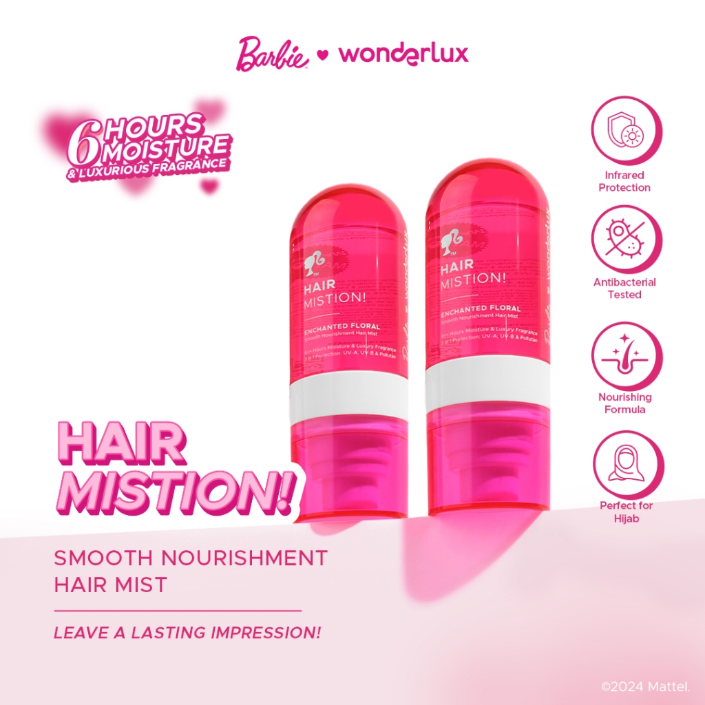 Jual [TWIN PACK] Wonderlux Hair Mistion! Enchanted Floral Hair Mist ...