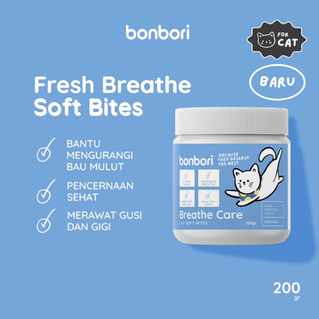 Jual [NEW] bonbori Cat Fresh Breathe Bites (CLEARANCE SALE) | Bau Mulut ...