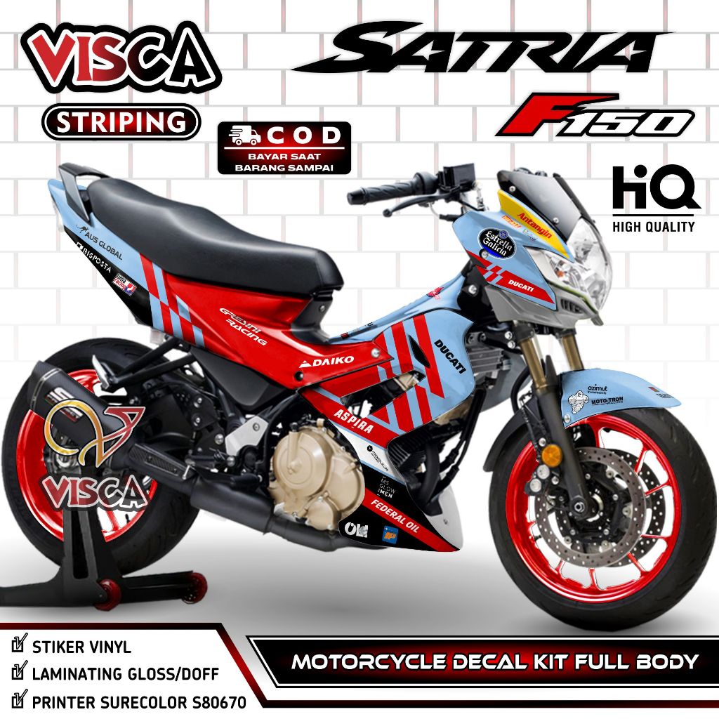 Jual Decal Satria FU Barong Full Body - Stiker Satria FU Barong Full ...