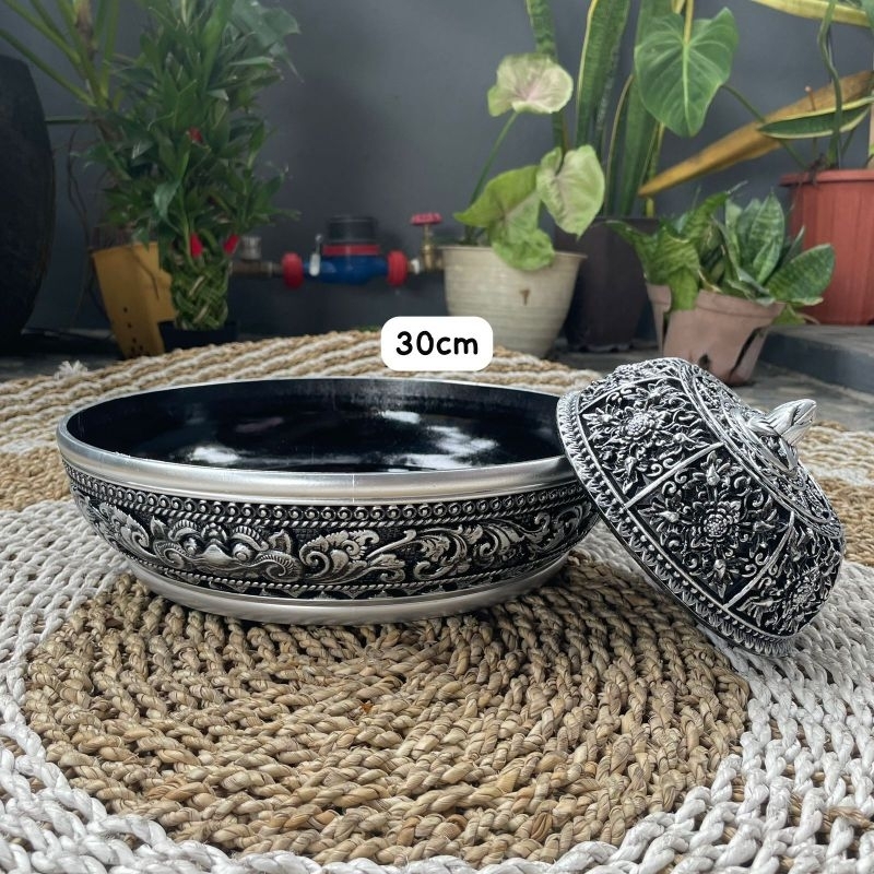 Jual BOKOR MELAMIN KLASIK MOTIF TERBARU/BOKOR KUNDANGAN/BOKOR MEJENUKAN ...