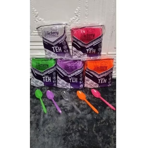 Jual sendok teh victory / sendok kecil 1 pack isi 100pcs | Shopee Indonesia