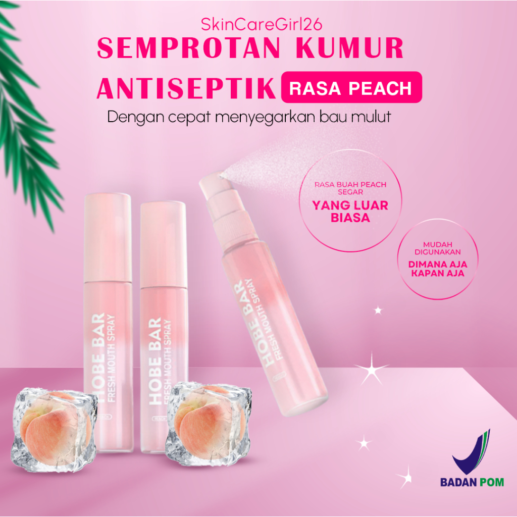 Jual HOBE BAR BPOM Parfum Mulut Pengharum Mulut Dan Penyegar Mulut ...
