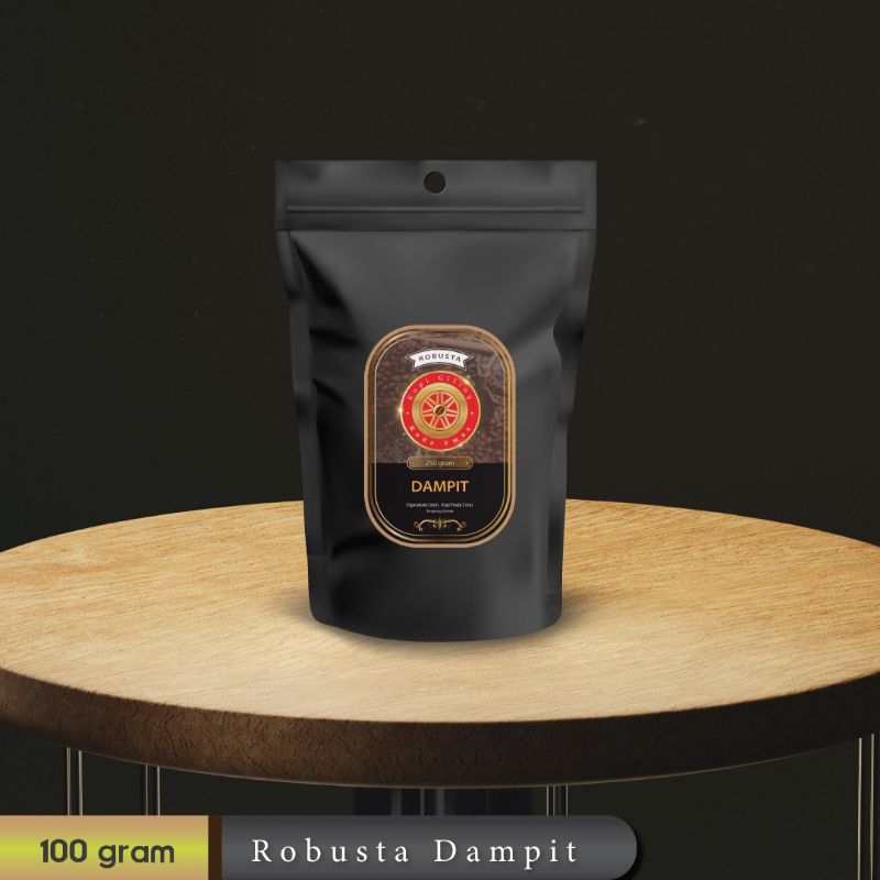 Jual Kopi Robusta Dampit Roda Emas Kemasan 100g | Shopee Indonesia