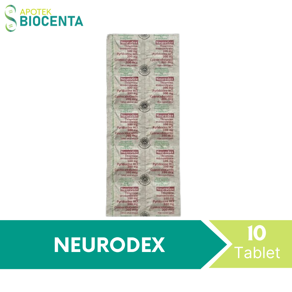 Jual Neurodex Strip Isi 10 Tablet - Obat Kekurangan Vitamin B | Shopee ...
