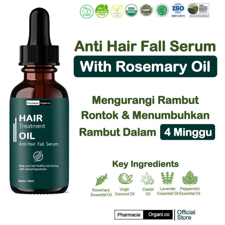 Jual HAIR OIL RAMBUT RONTOK BY PHARMACIE ORGANICO | Shopee Indonesia