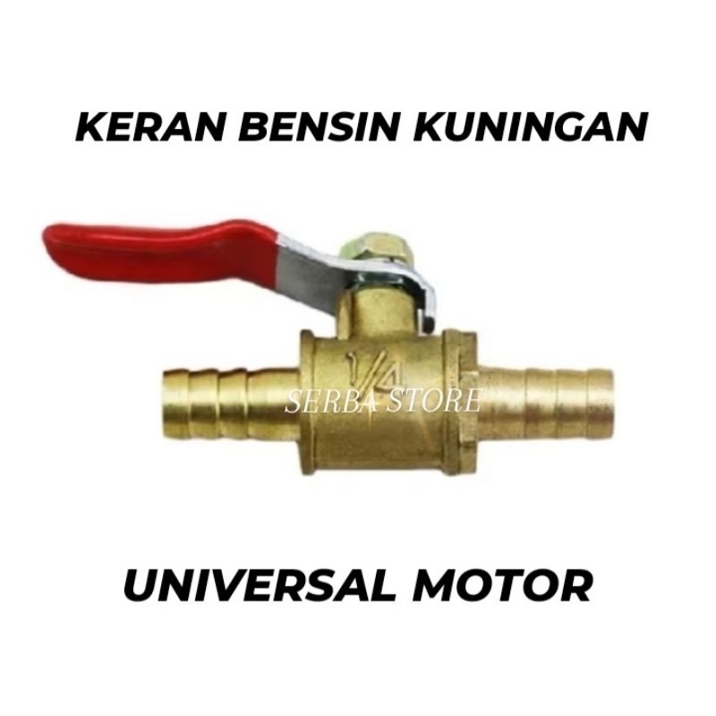 Jual kran bensin 1/4 kuningan motor universal keran bensin kuningan | Shopee Indonesia