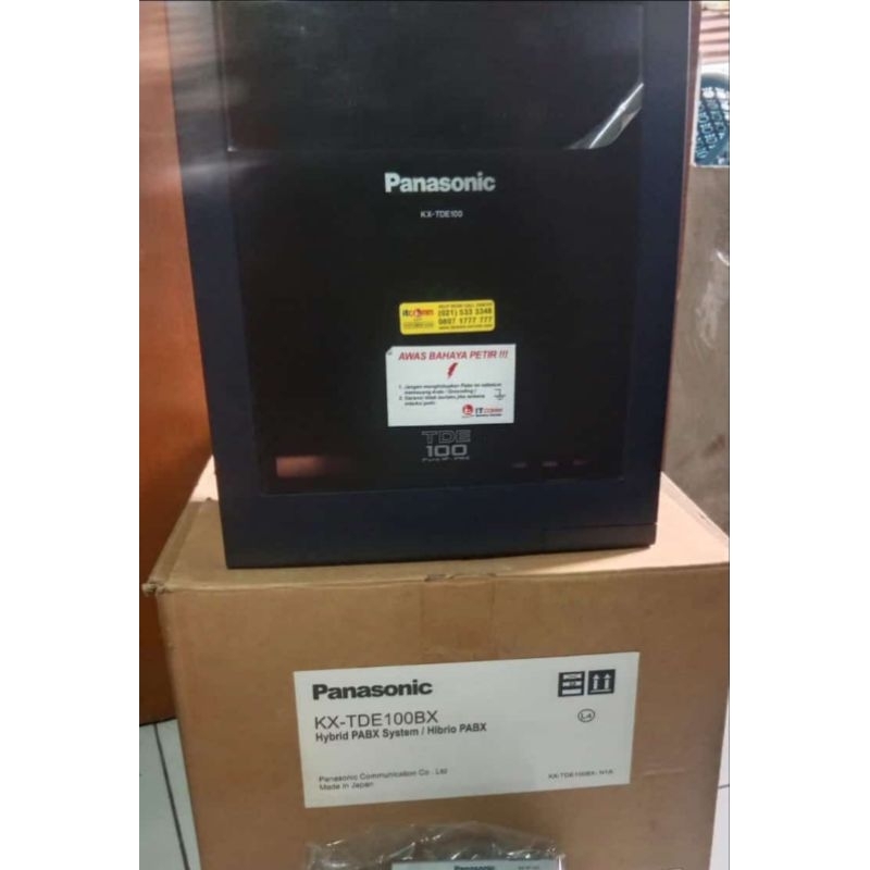 Jual PABX PANASONIC KX-TDE 100 Kap 8 line 8 Digital 40 Analog | Shopee ...