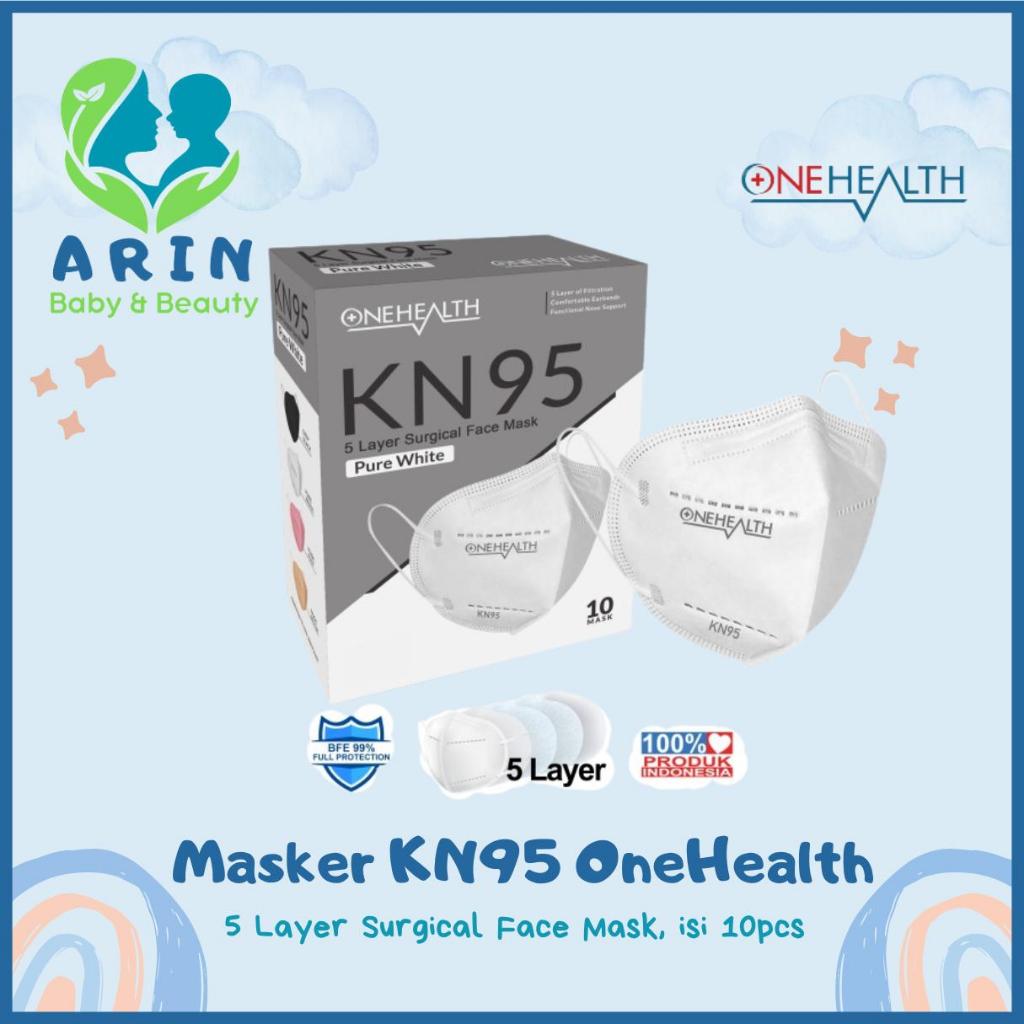Jual Masker KN95 Medis Onehealth 5 ply Per Box isi 10 Pcs Surgical Face ...