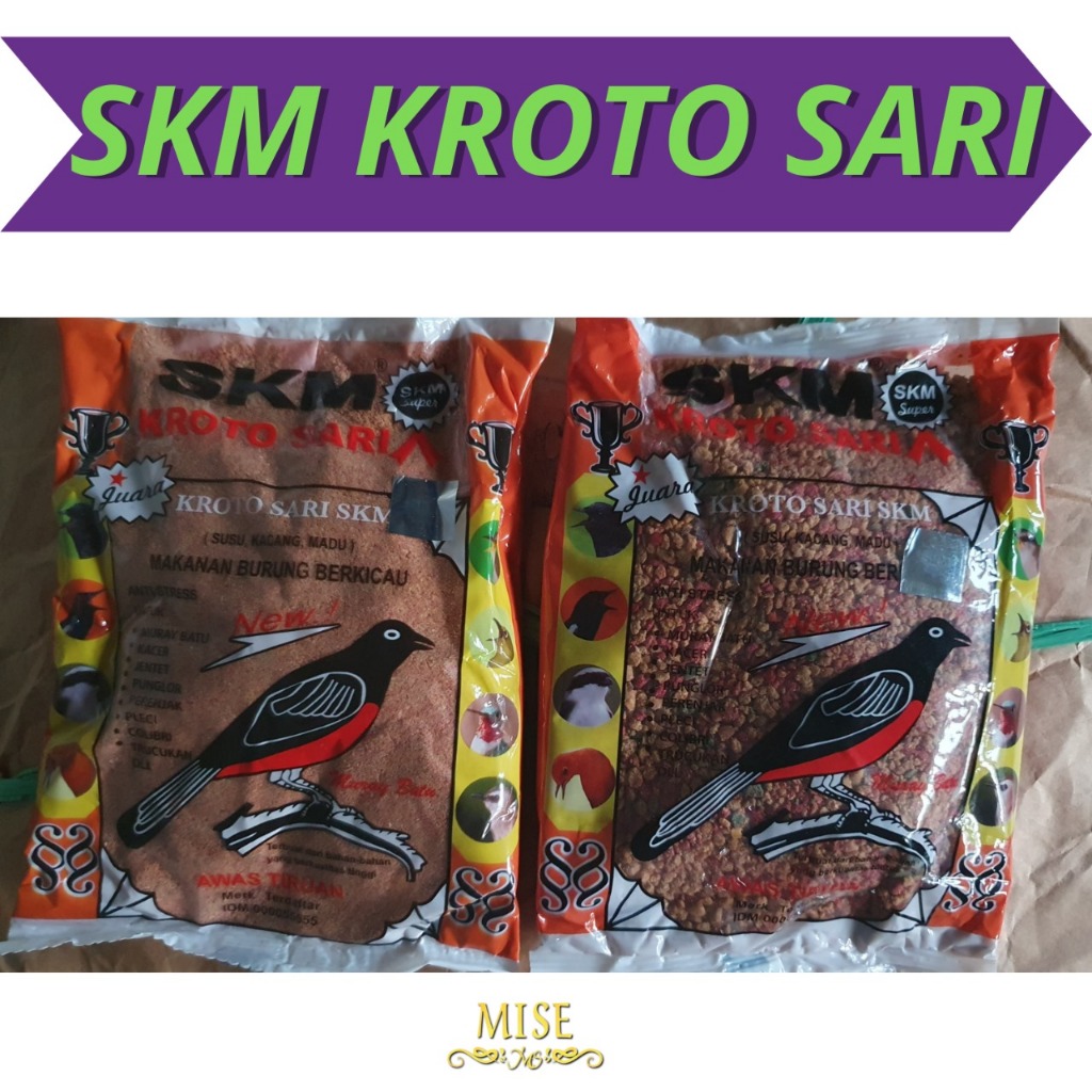 Jual SKM Kroto Sari Makanan Burung Berkicau | Shopee Indonesia