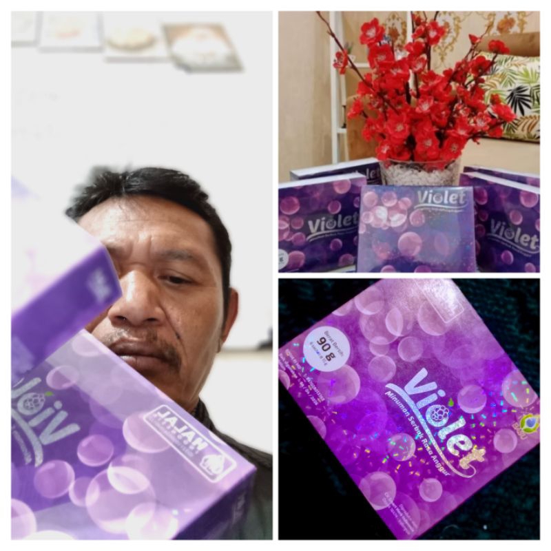 Jual VIOLET COLLAGEN SERBUK RASA ANGGUR MINUMAN DRINK 100% HALAL DAN BERSERTIFIKAT M.U.I ...
