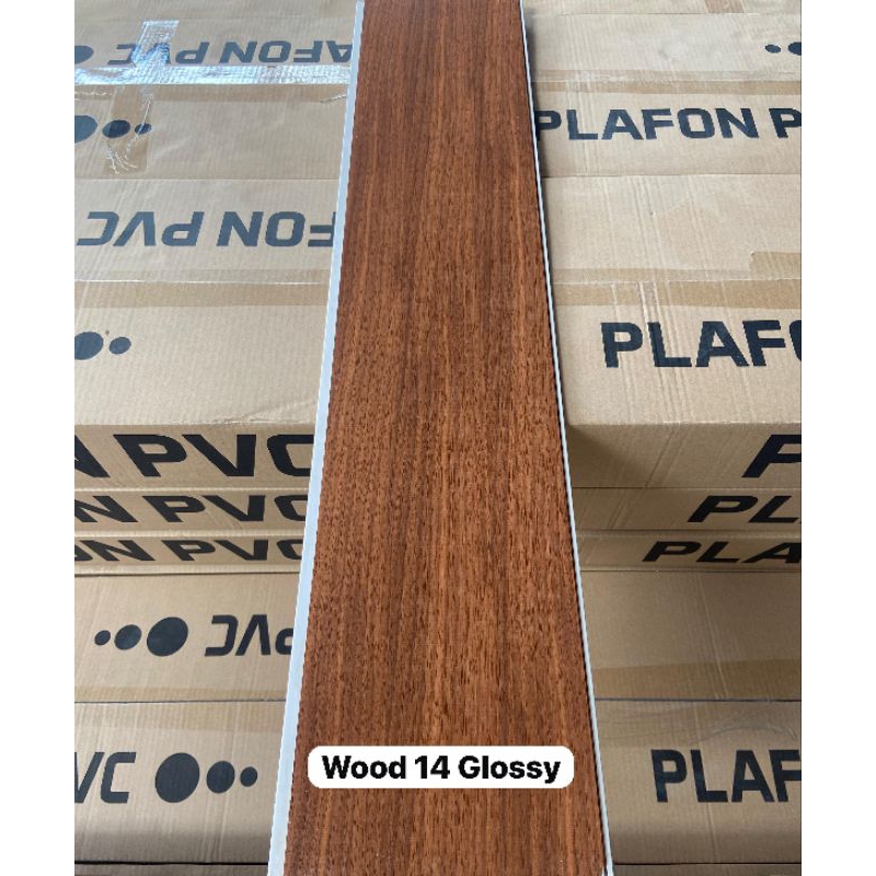 Jual Plafon PVC merk maihome tipe wood 14 glossy | Shopee Indonesia