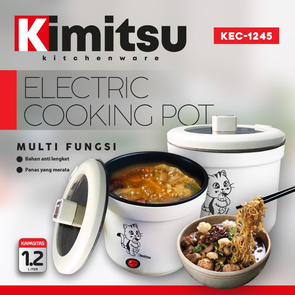 Jual KIMITSU Panci Listrik/Cooking Pot Electric Praktis | Shopee Indonesia
