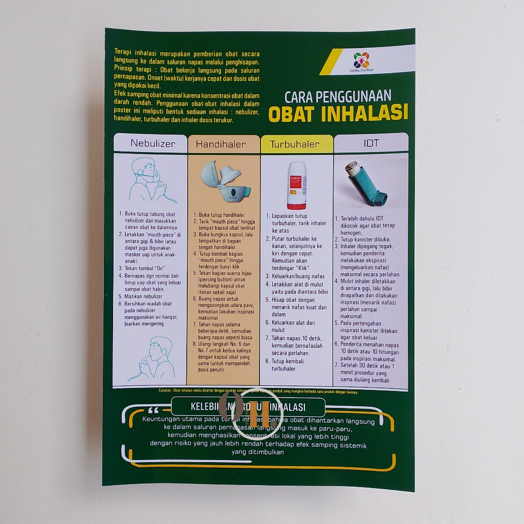 Jual Poster cara penggunaan obat inhalasi - Poster Farmasi | Shopee ...