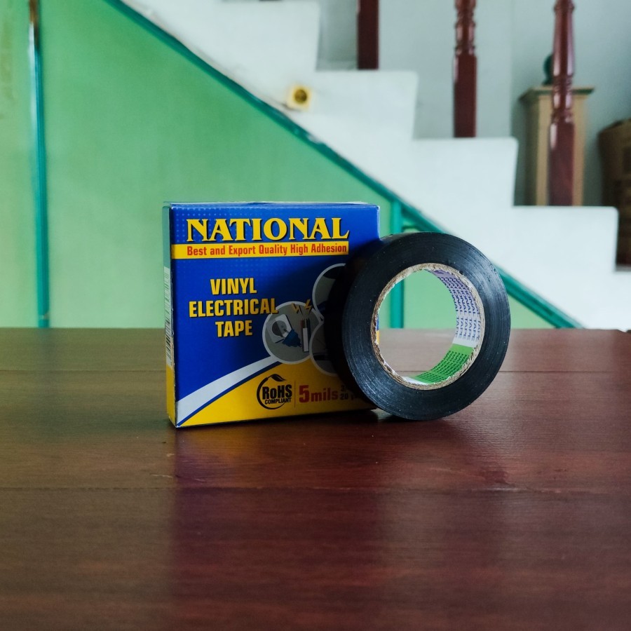 Jual Isolasi Listrik National Slasiban Listrik National Electric Tape 5 ...