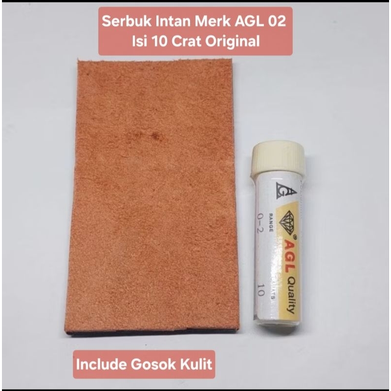Jual Paket Serbuk Intan AGL Grade 02 Original + Gosok Kulit | Shopee ...