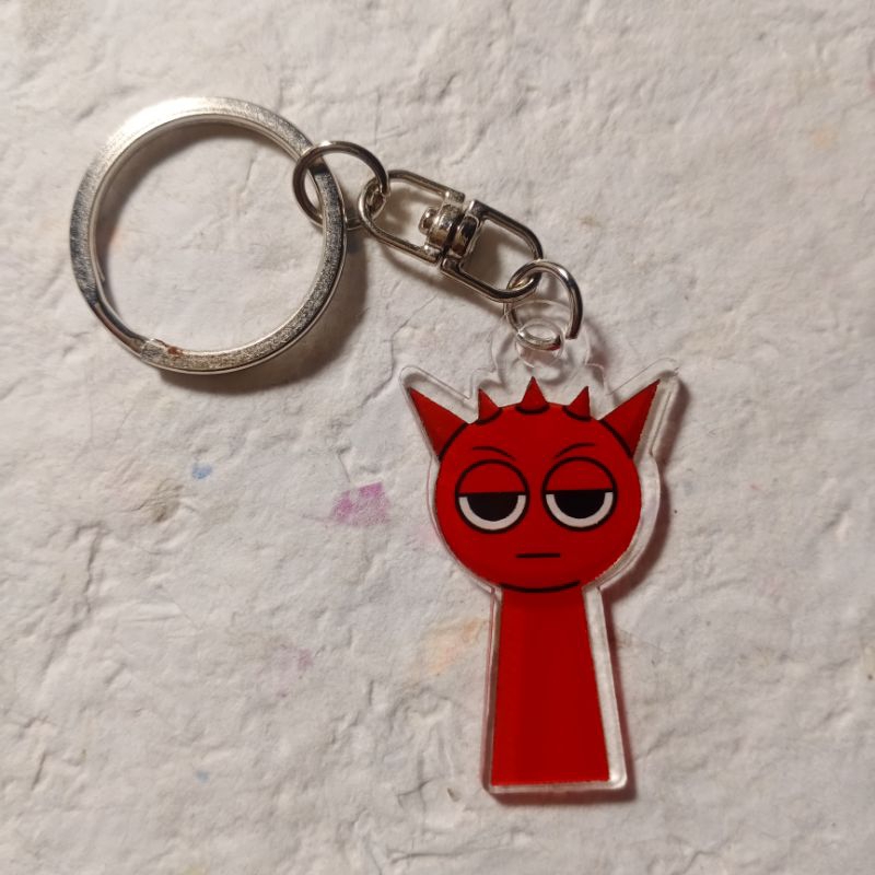 Jual ganci akrilik Sprunki raddy / keychain gantungan kunci Sprunki ...