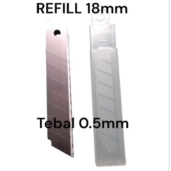 Jual REFILL Cutter besar 18mm Tebal | Shopee Indonesia