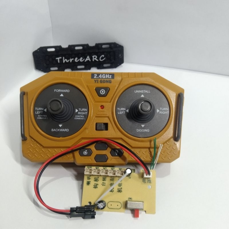 Jual Excavator Remote dan Reciever Yigong YG258C sparepart RC | Shopee ...