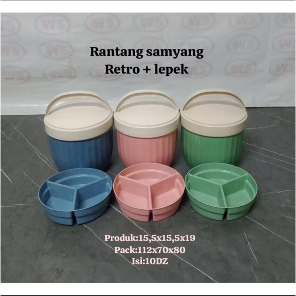 Jual PAKET 6 PCS Rantang Samyang Food Grade Rantang Hajatan Plastik ...