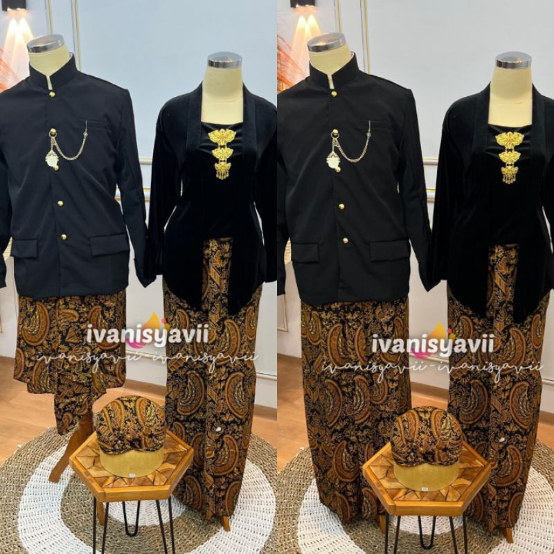 Jual (1set Prewed) Prewedding / Baju Couple Adat Sunda | Nuansa Hitam ...
