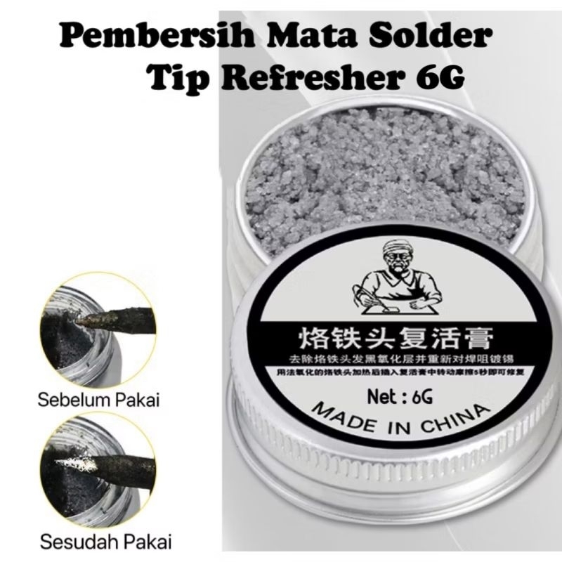 Jual Pembersih Mata Solder Tip Refresher 6Gram | Shopee Indonesia