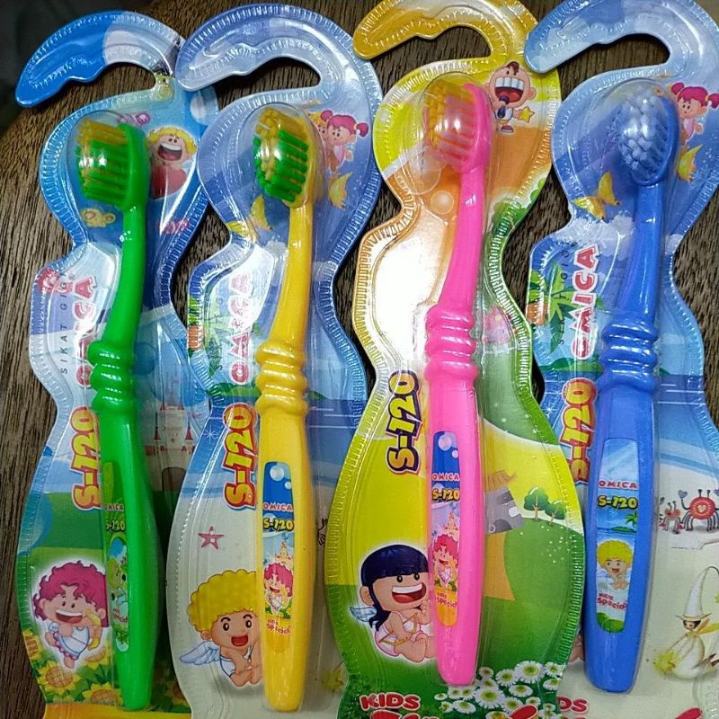 Jual Sikat Gigi OMICA S 120 | Omica Sikat Gigi Anak Usia 4 Tahun ...