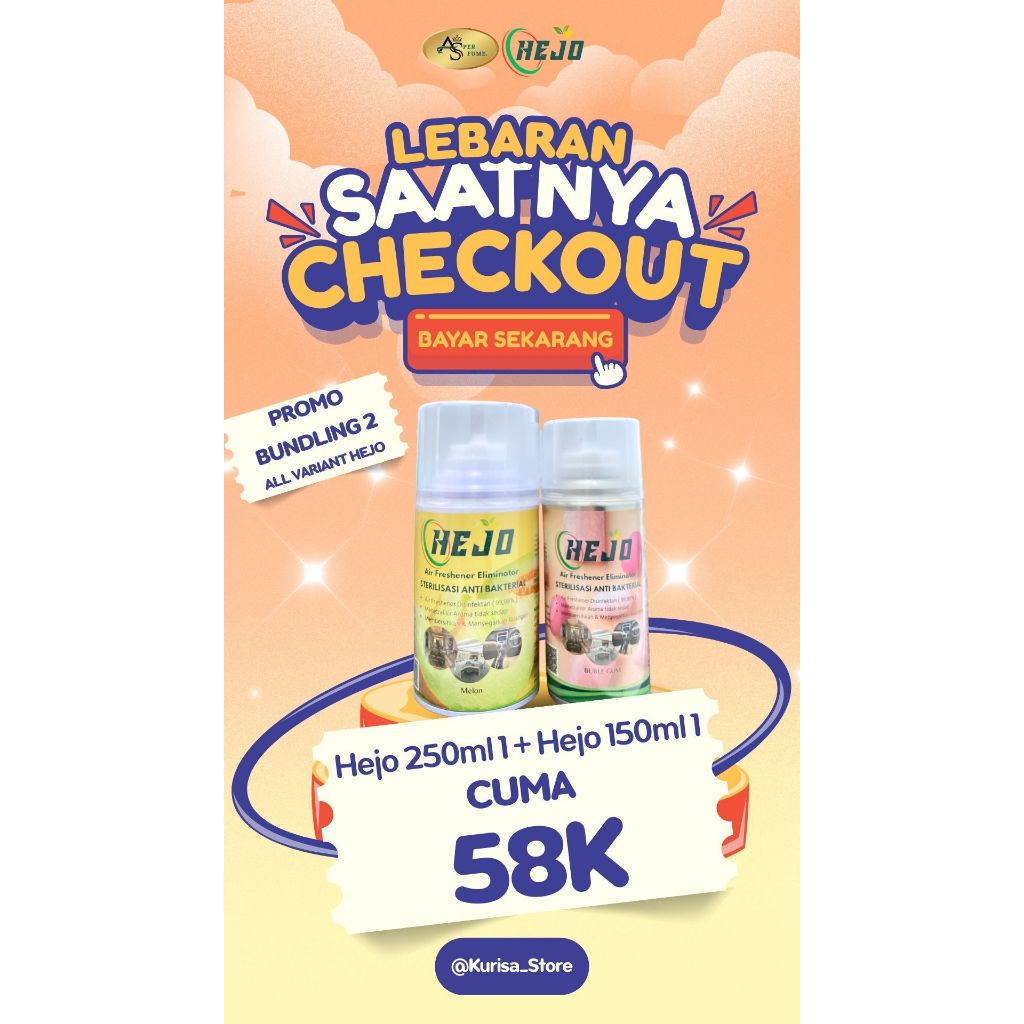 Jual Hejo Air Freshener Eliminator 250ML Bundling Hemat | Shopee Indonesia