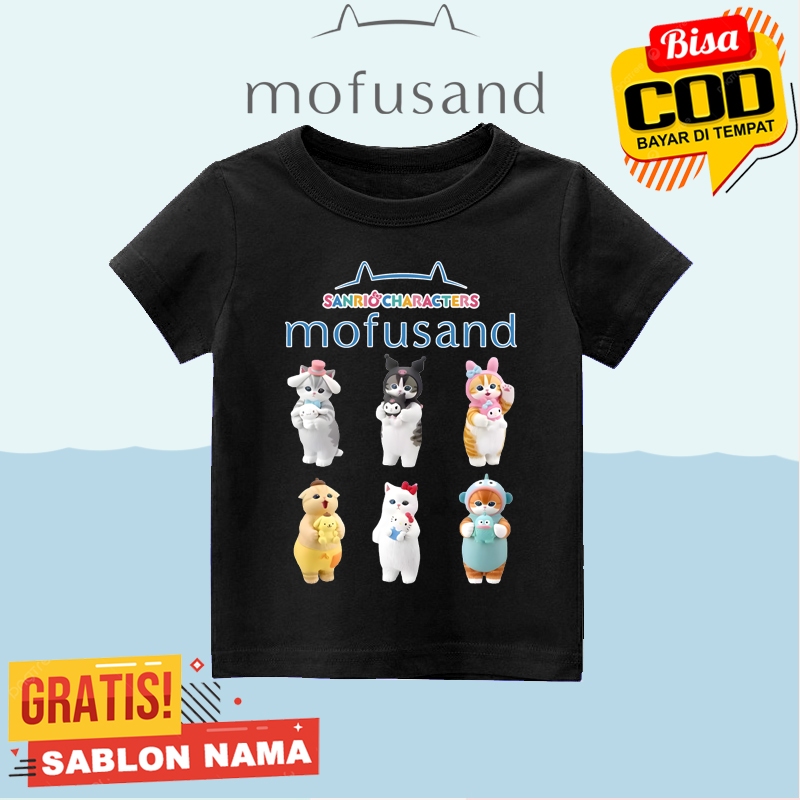 Jual Baju Kaos Anak Mofusand Cat Karakter Sanrio / Kaos Anak Anak Mofusand Cat Sanrio Characters ...