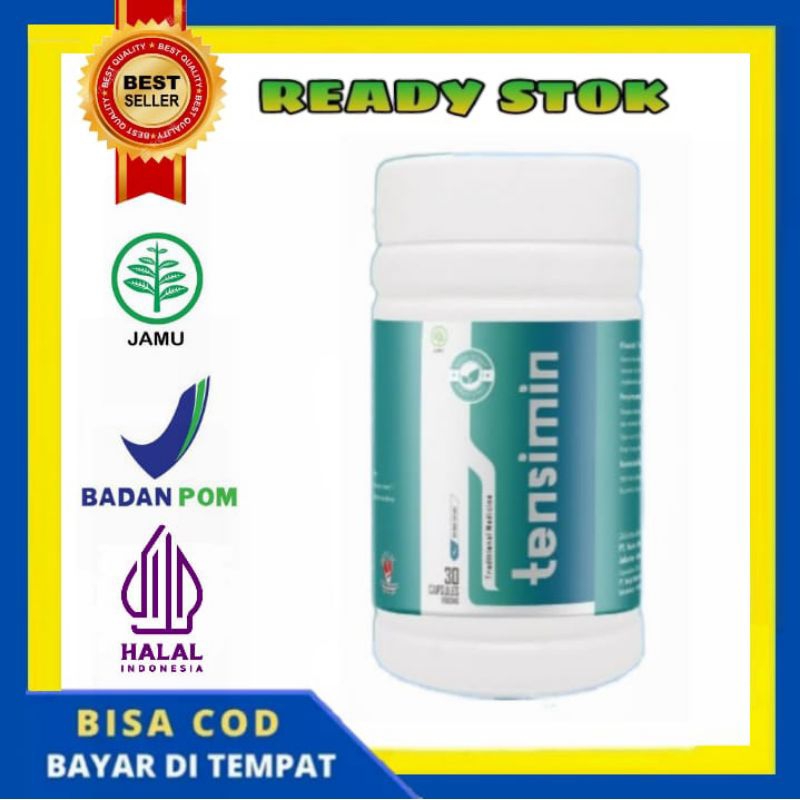 Jual TENSIMIN Obat Hipertensi Jantung Tekanan Darah Tinggi 100% Herbal ...