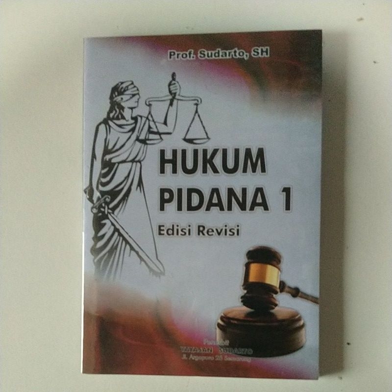 Jual HUKUM PIDANA 1 EDISI REVISI | Shopee Indonesia