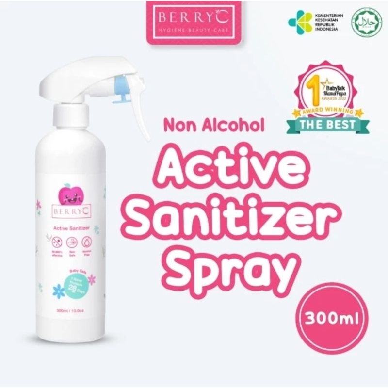 Jual BerryC Active Sanitizer Spray 300ml EXP 2026 | Shopee Indonesia