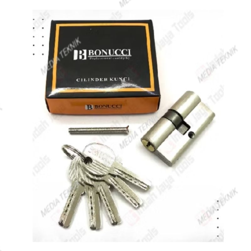 Jual Kunci Pintu Silinder Bonucci Model Knon Komputer Key 60 mm | Shopee Indonesia