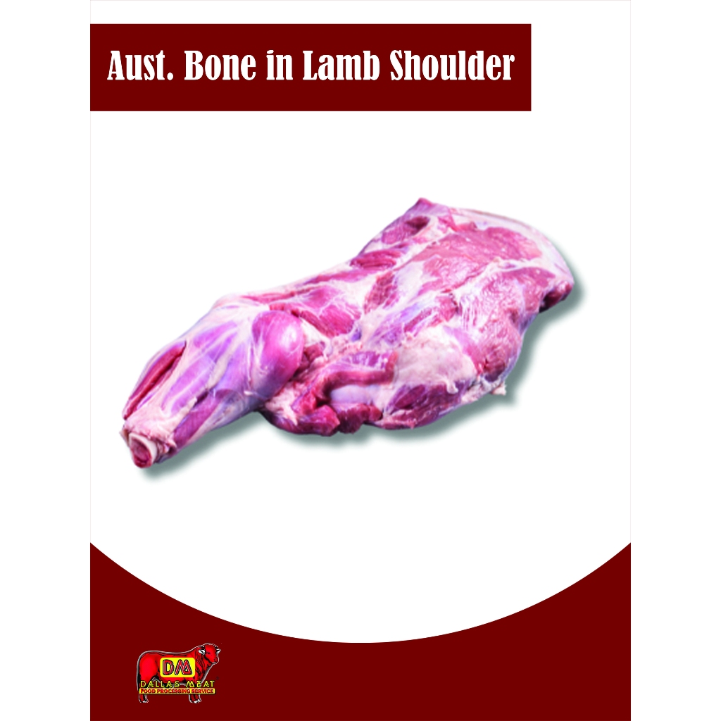 Jual Aust. Bone in Lamb Shoulder / Daging domba bagian bahu | Shopee ...