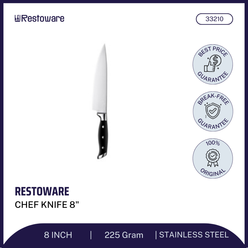 Jual Restoware Pisau Chef Steel 5Cr15mov 8 inch (20 cm) / 8 inch (20 cm ...