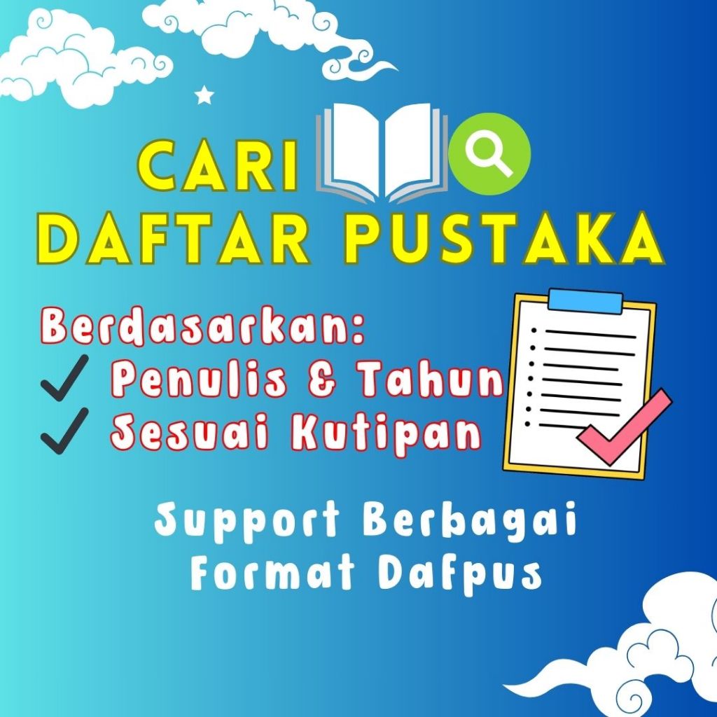 Jual Cari Daftar Pustaka / Mencari Dafpus / Mencarikan Referensi Dapus ...