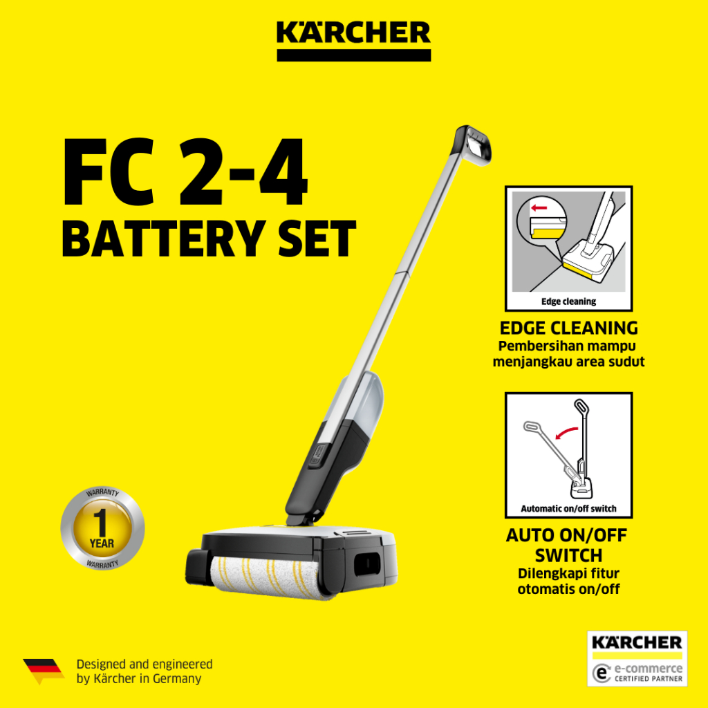 Jual Karcher FC 2-4 Battery Set *EU Floor Cleaner | Shopee Indonesia